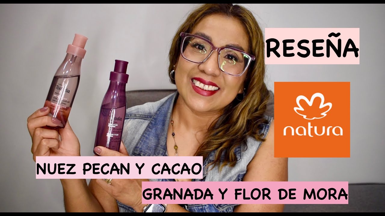 BODY SPLASH NUEZ PECAN Y CACAO Y GRANADA Y FLOR DE MORA - YouTube