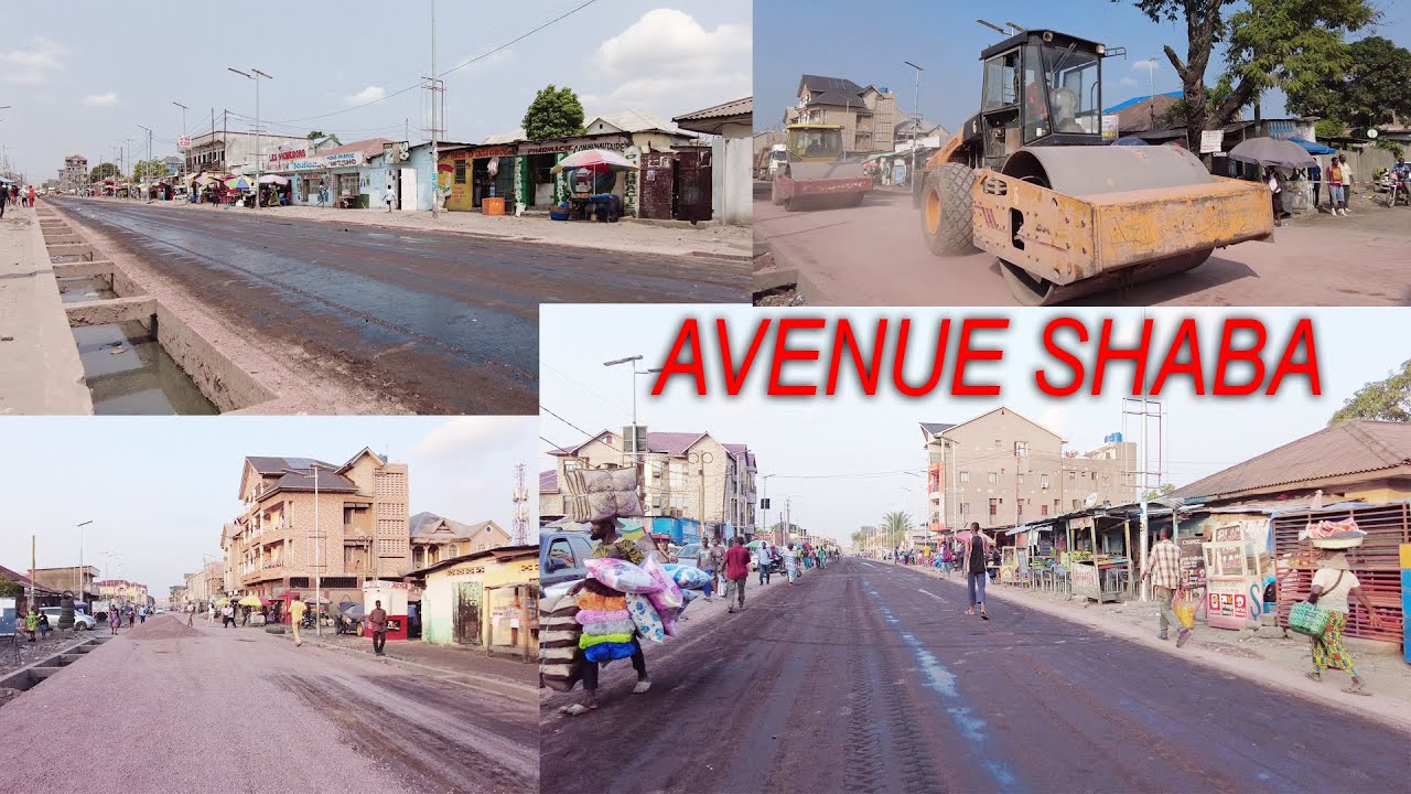 COUCHE D'ENROBEMENT DE L'AVENUE SHABA | KASA-VUBU KINSHASA| Évolution ...