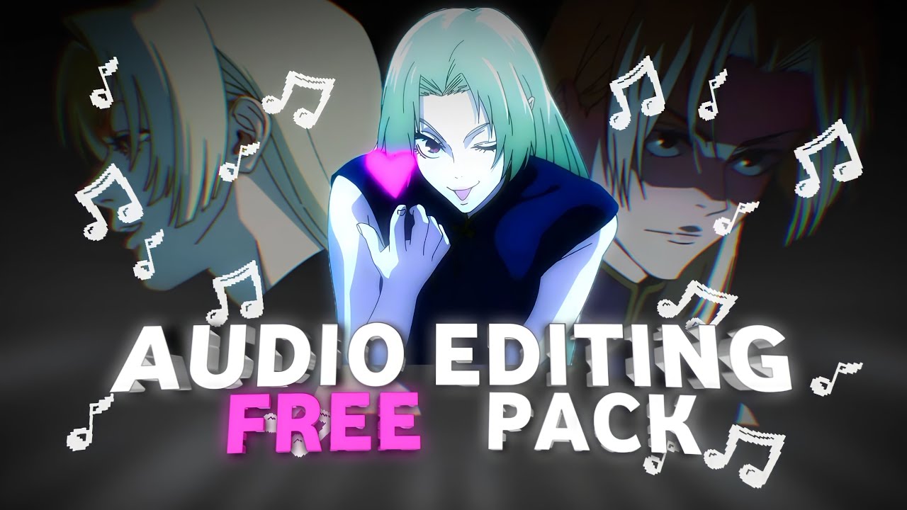 FREE AUDIO EDITING PACK! - YouTube