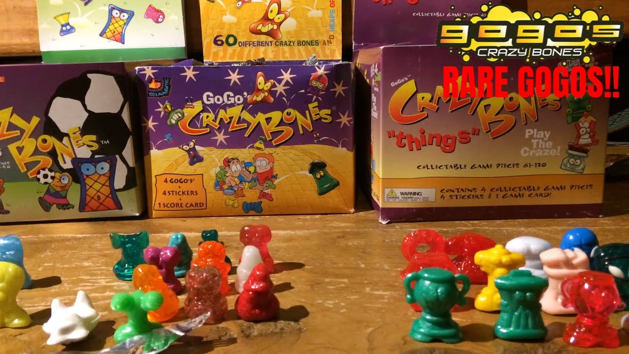 Opening 3 Packs of Gogo's Crazy Bones Original, Things, And Sports. Pt ...