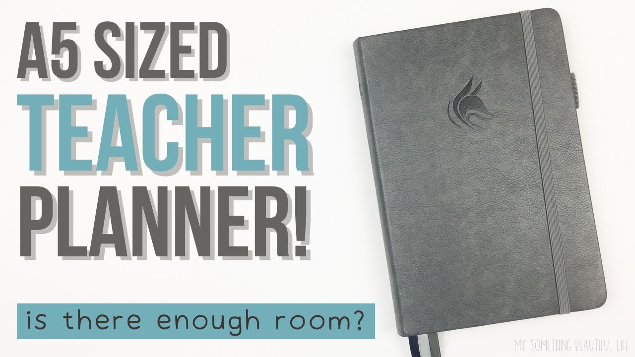 Clever Fox Teacher Planner Review & Flip-through | A5 Teacher Planner ...