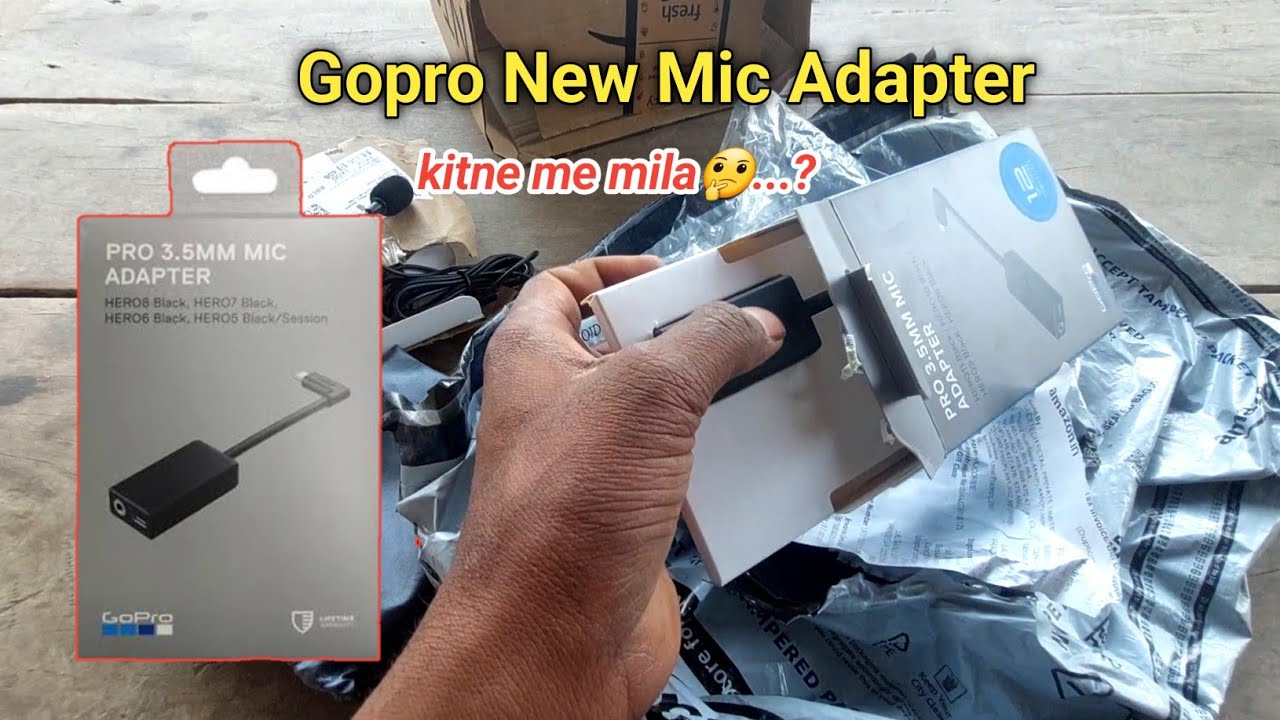 New gopro mic and mic adapter🤔 gopro mic adapter kitne ka mila..? gopro ...