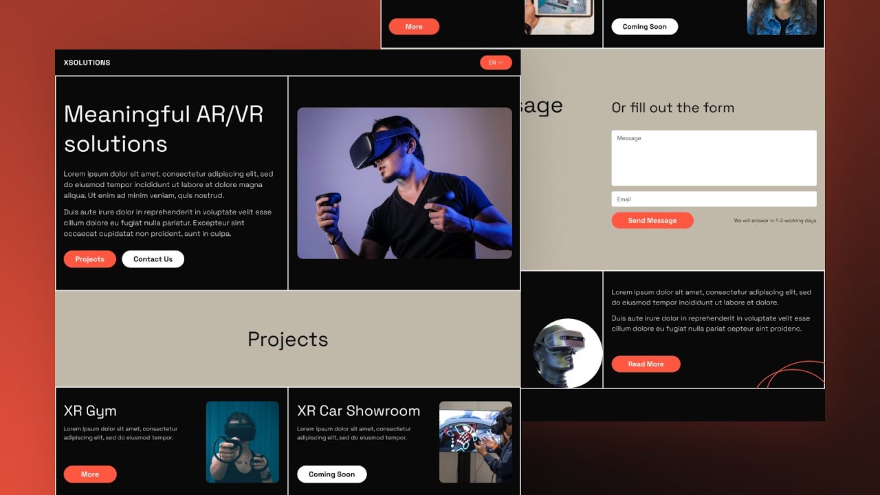 Landing Page Design | Figma Tutorial - YouTube
