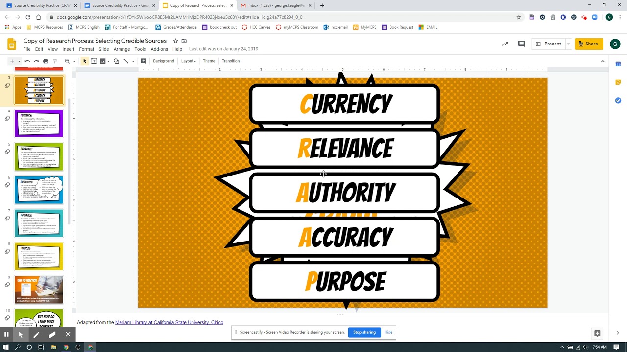 Source Credibility Practice (CRAAP Test) - YouTube