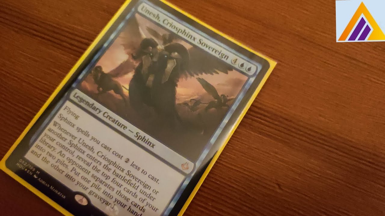 Magic the Gathering - ASMR - Unesh, Criosphinc Sovereign - YouTube