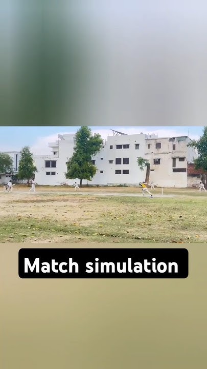 match simulation #cricket #shorts #explore #match #simulation #ground #viralvideo - YouTube