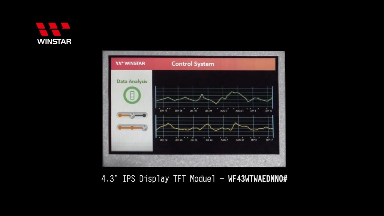 Winstar TFT LCD Display - WF43WTWAEDNN0# - YouTube