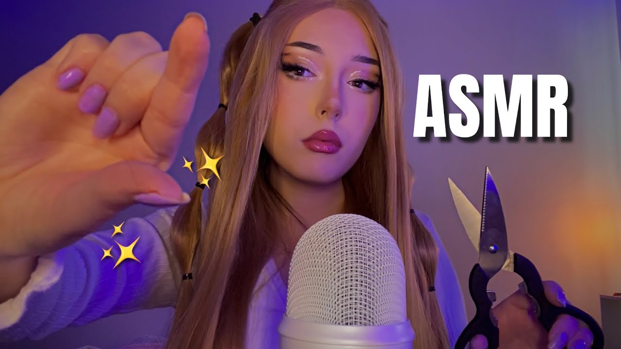 ASMR Negative Energy Plucking (Invisible Triggers & Scissors Sounds ...