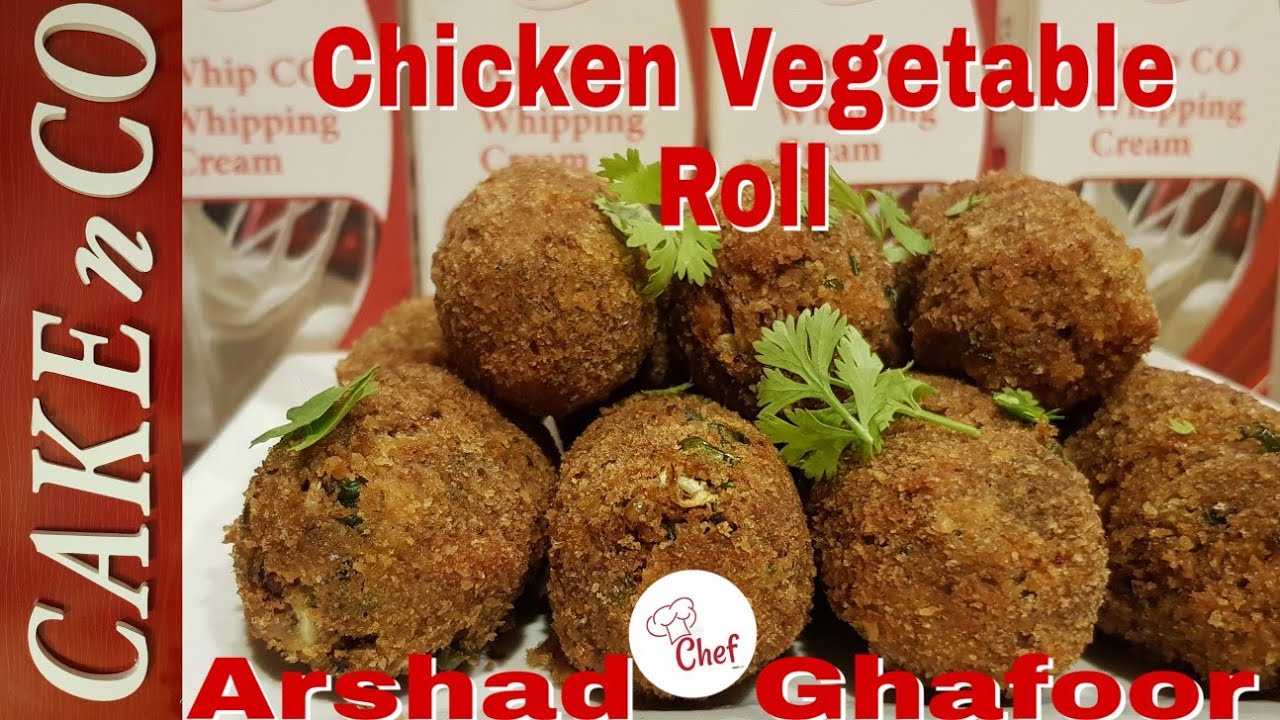 Chicken Vegetable Roll / recipe by Cake n Co - YouTube