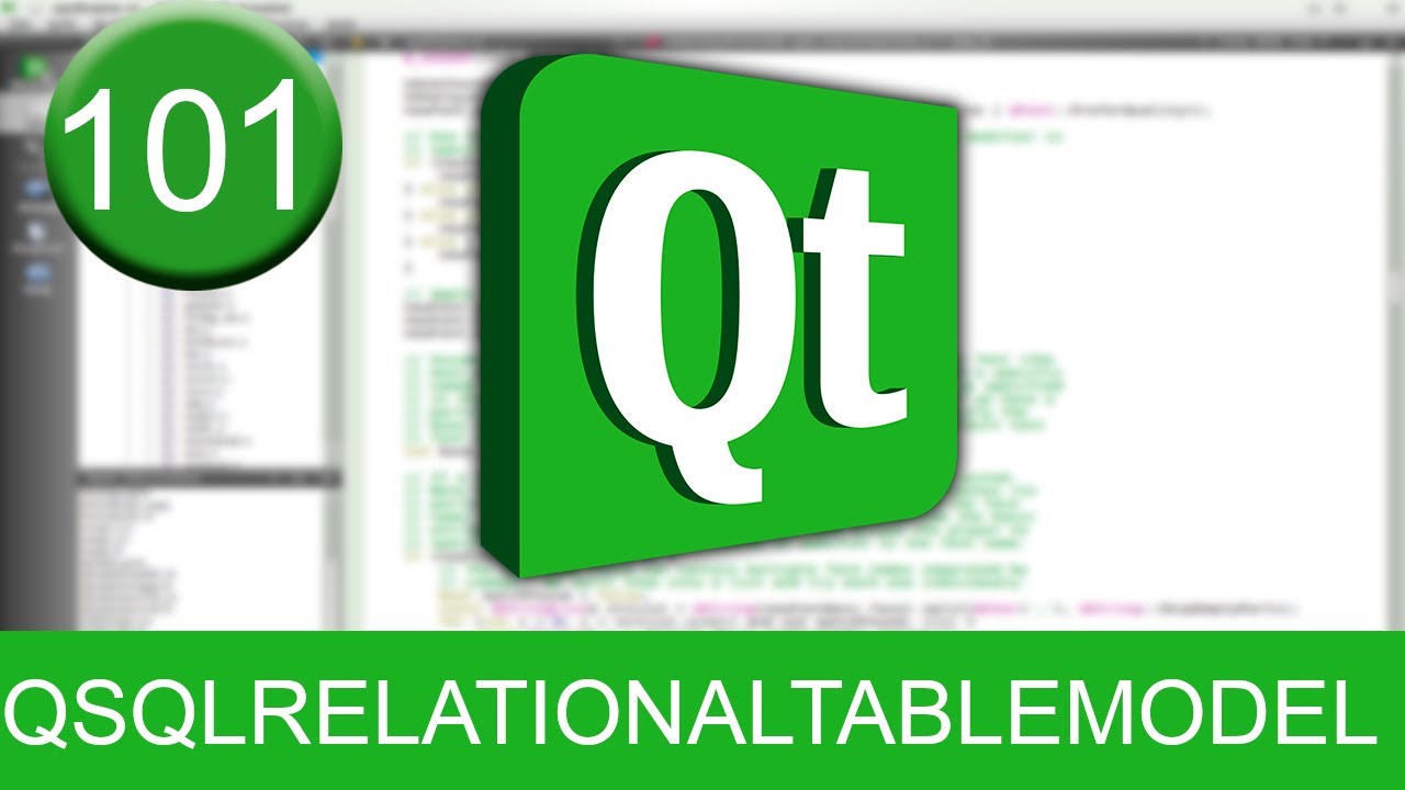 Tutorial Qt Creator Qsqlrelationaltablemodel Youtube