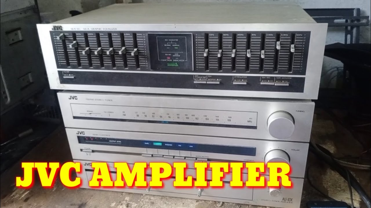 JVC AMPLIFIER - YouTube