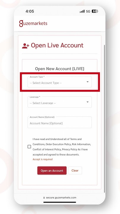 How To Open Mt5 Account Youtube