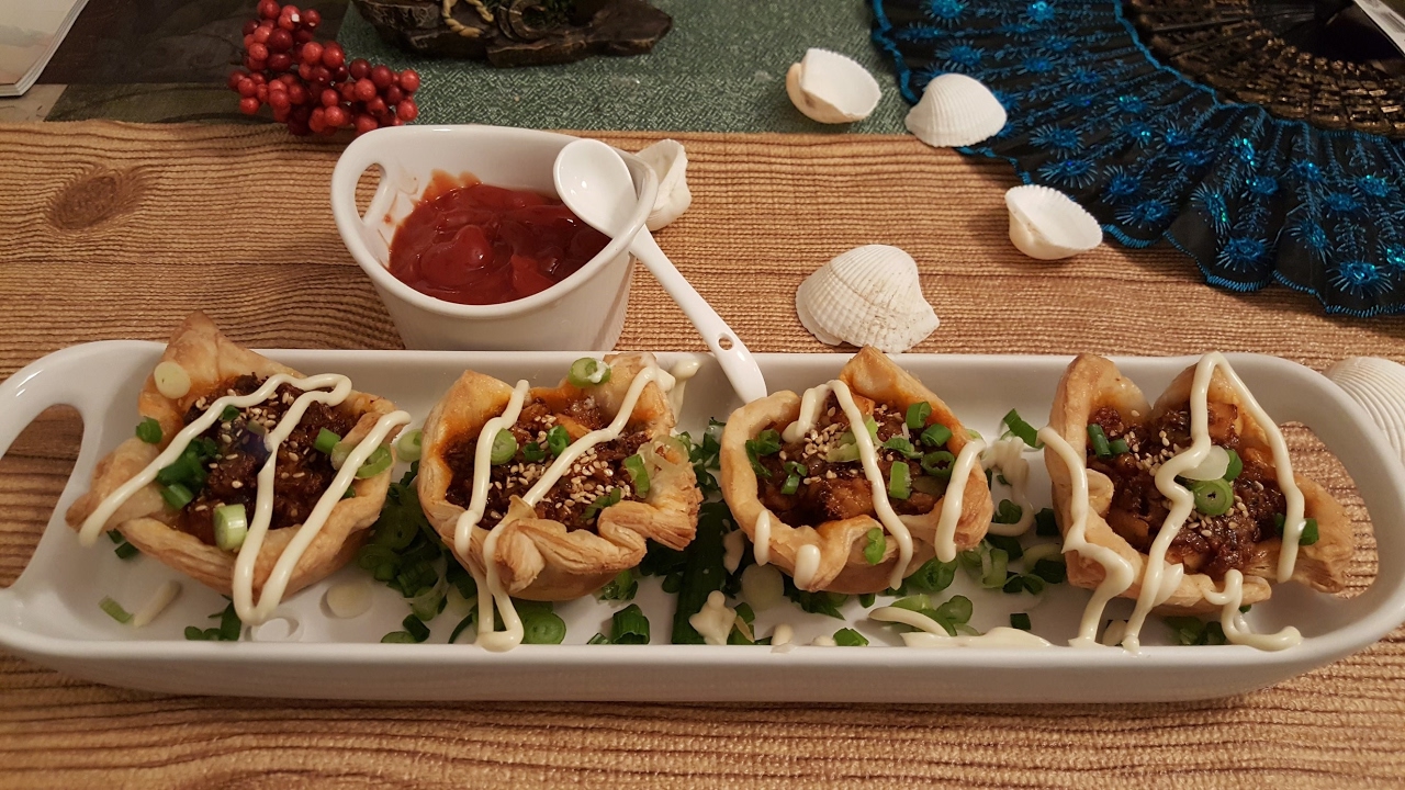 Veg Puff Basket | How To Make Easy Snacks | Veg Starter | Puff Pastry ...