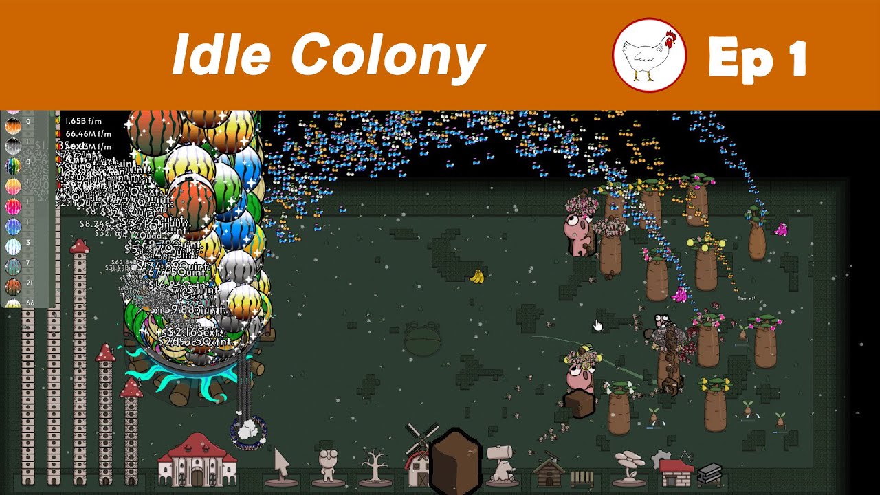Idle Colony - Completing the game in under 90 minutes - YouTube