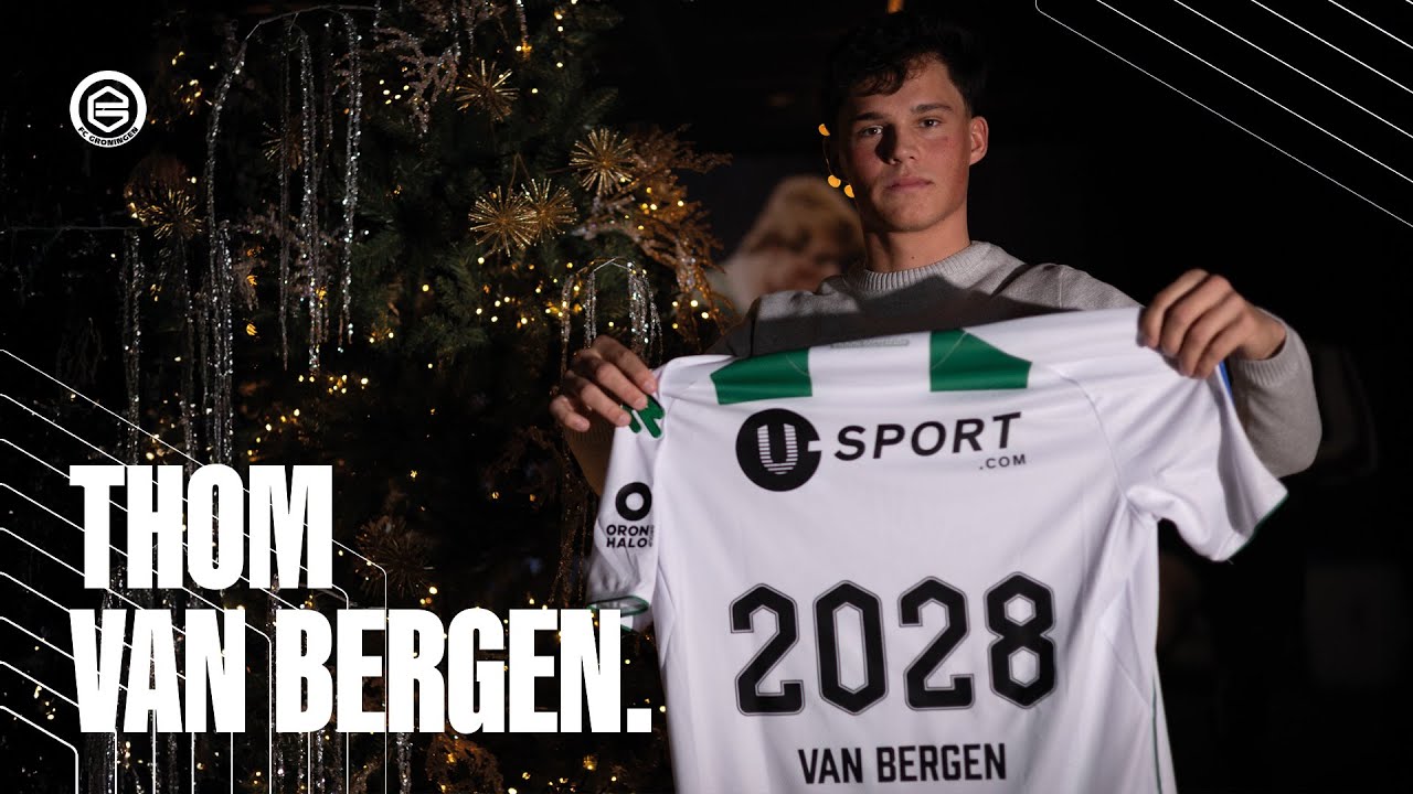 THOM VAN BERGEN tekent bij tot 2028! - YouTube