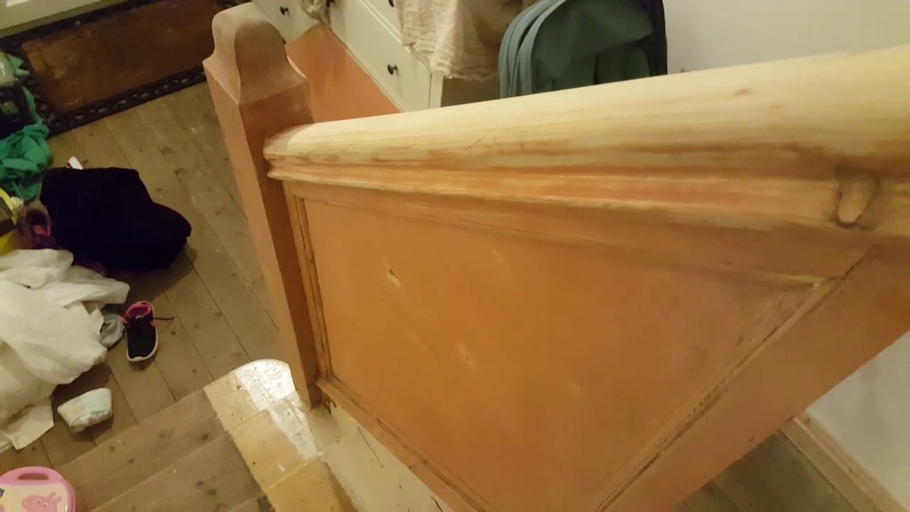 how to take panels out of a stair case.beading - YouTube
