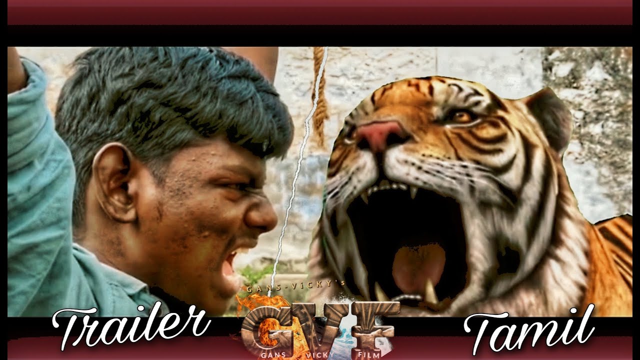 RRR Trailer Tiger Scene Recreate 😄//GVF.... Tamil - YouTube