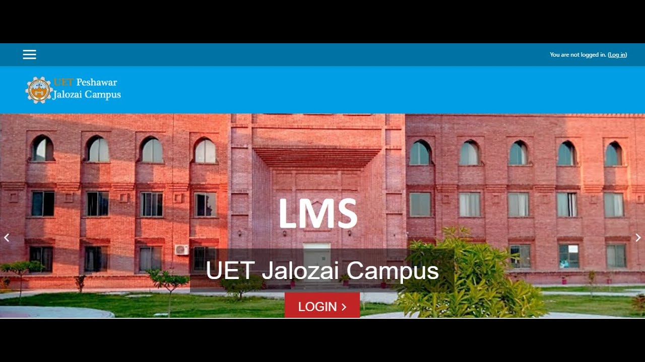 LMS - UET Peshawar Jalozai Campus - YouTube