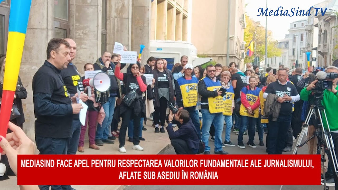 MediaSind face apel pentru respectarea valorilor fundamentale ale ...