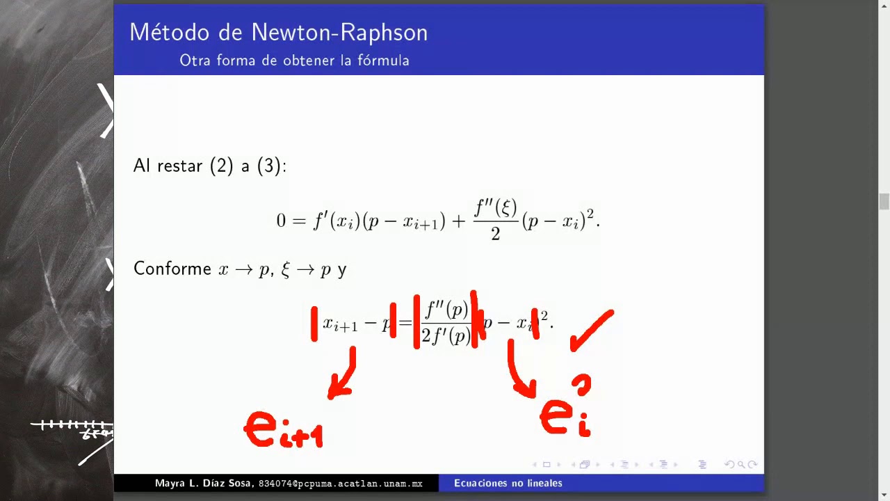 Método de Newton-Raphson (Parte 2) - YouTube