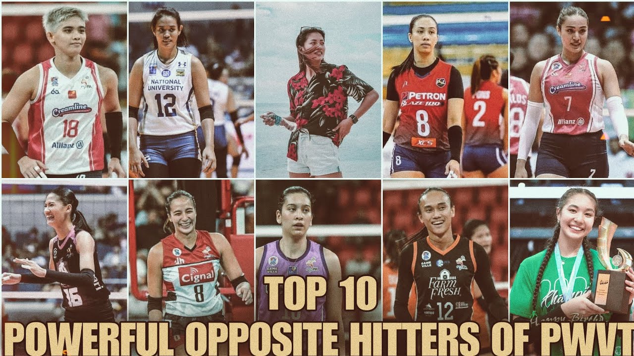 TOP 10 BEST OPPOSITE HITTERS IN PHILIPPINE WOMEN'S VOLLEYBALL! | base ...