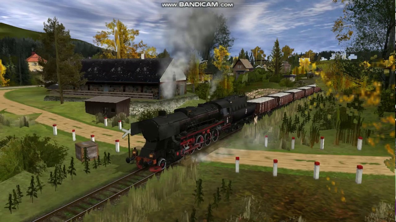 [Trainz] Ty2-322 z ciężkim pociągiem towarowym [specjalne ujęcia] - YouTube