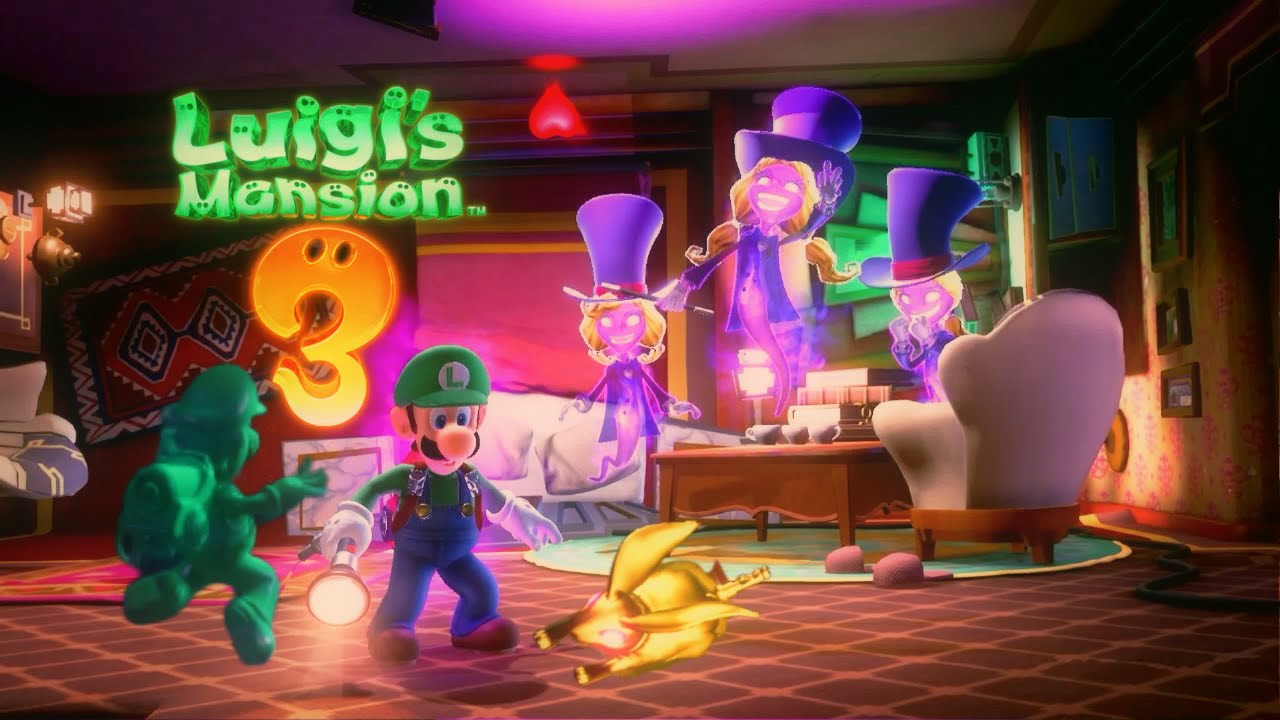 Three Magician and a Golden Rabbit |Luigi's Mansion 3|- 2 Player Ghostbusting [part 8] - YouTube