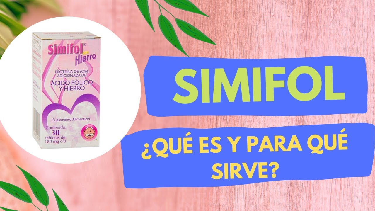 Simifol para tu embarazo: Para qué sirve, cómo se toma, efectos ...