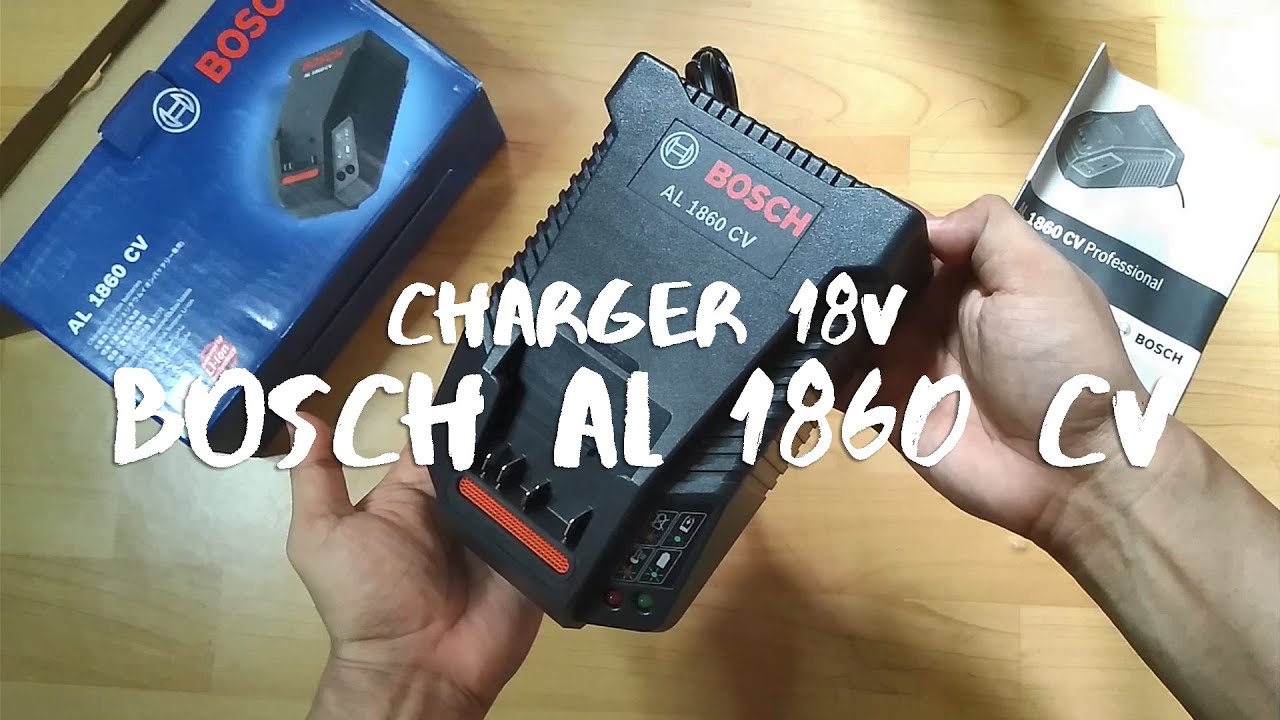 Bosch Charger 18V AL 1860 CV AL1860CV - YouTube
