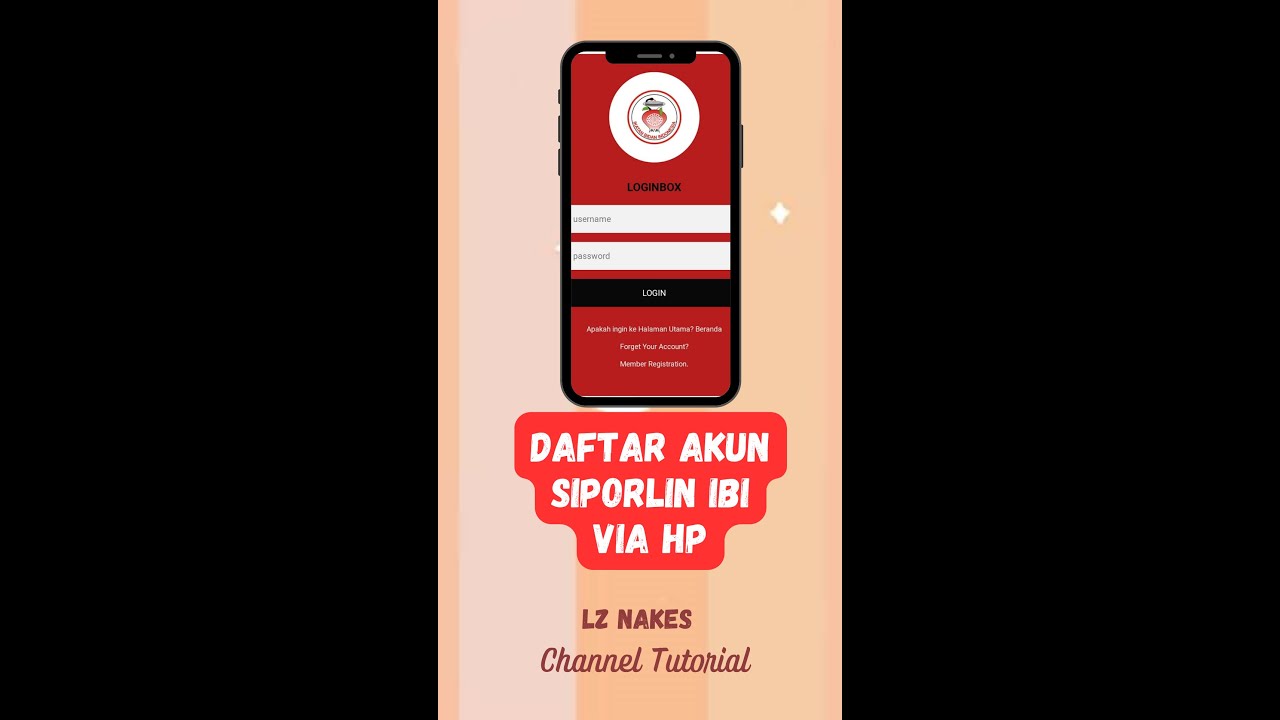 DAFTAR AKUN SIPORLIN IBI via HP - YouTube