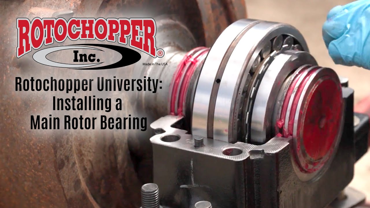 Rotochopper University: Installing a Main Rotor Bearing - YouTube