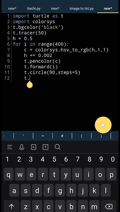 Python Turtle Graphic Design😜😜🥰🥰 Python Coding Status 😍 Shorts