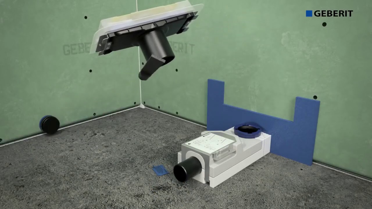 Geberit CleanLine60 shower channel Installation - YouTube