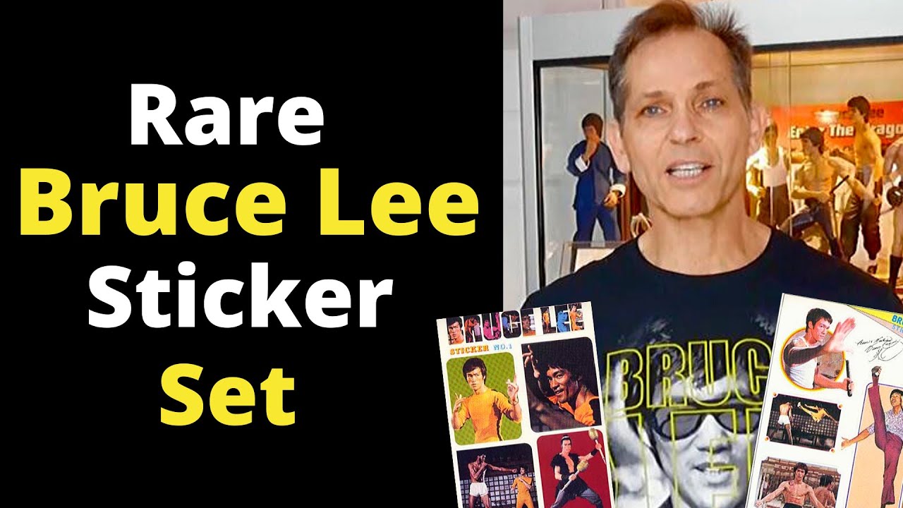 Rare BRUCE LEE Sticker Set | BRUCE LEE Collectibles - YouTube