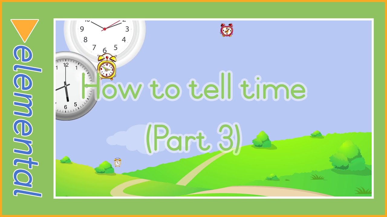 Learn how to tell the time properly in English - Part 3 - YouTube