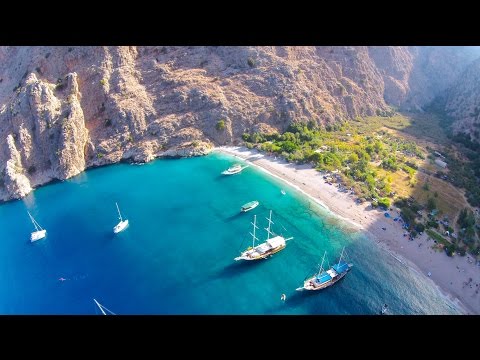 Breathtaking views of Butterfly Valley Fethiye - YouTube