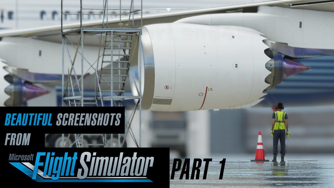 Beautiful views from the Microsoft Flight Simulator 2020 || Part 1 ...