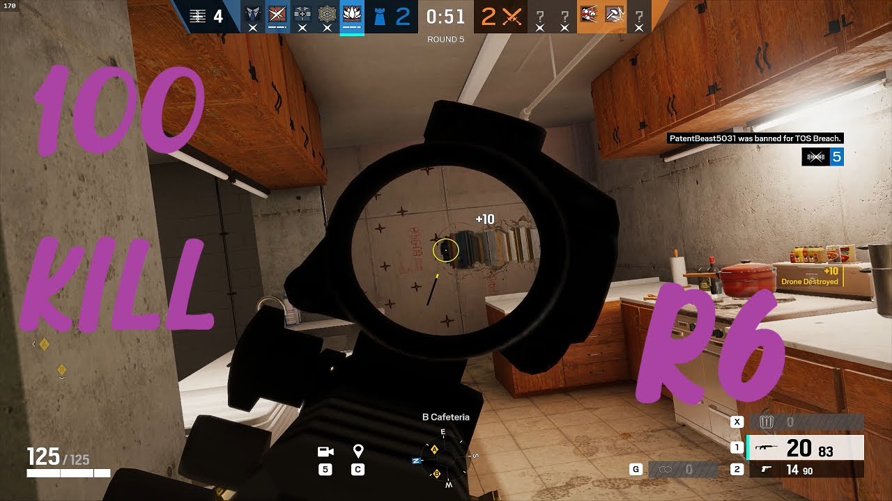 RAINBOW SIX SIEGE : 100 KILLS ! #112 - YouTube