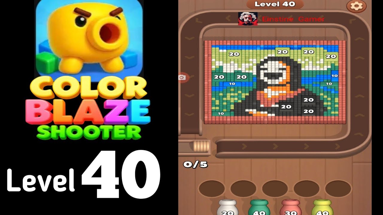 Color Blaze Shooter level 40 Gameplay - YouTube