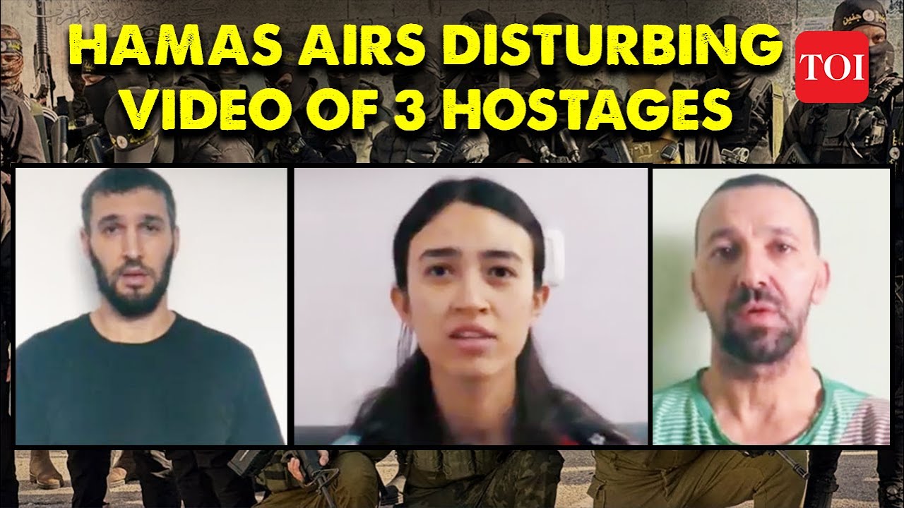 Hamas Releases Disturbing Video of 3 Israeli hostages including Noa ...