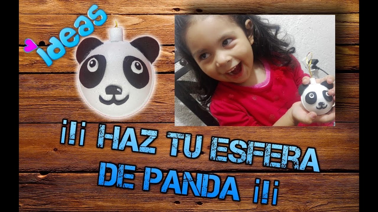 Cómo hacer una hermosa esfera de PANDA / Make Panda Sphere - YouTube