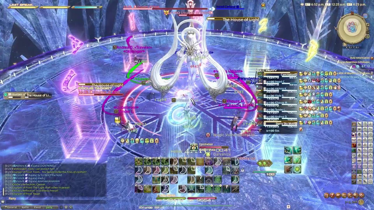 FF14 raiding FRU (37) - YouTube