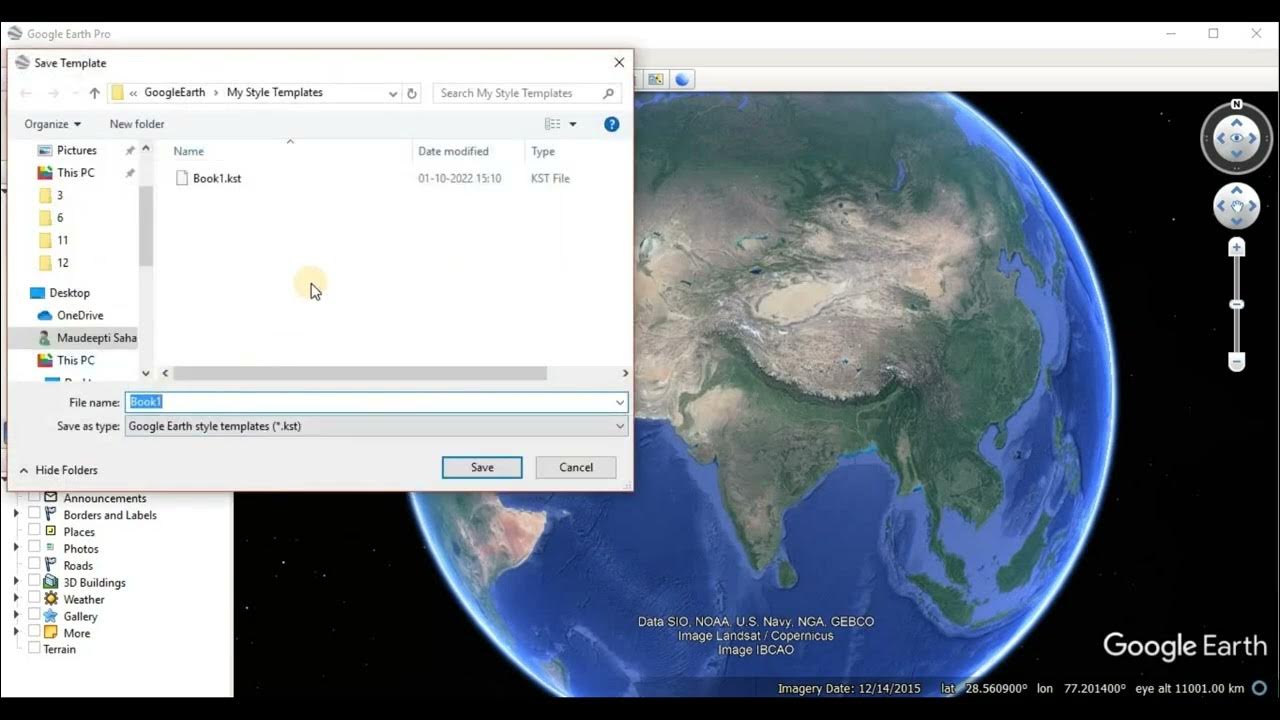 #6 How To Import Latitude and Longitude Coordinates to Google Earth # ...
