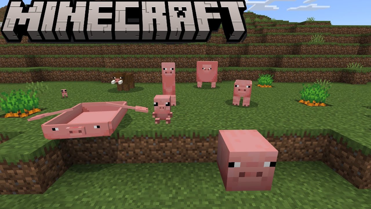 Minecraft Preview - 04.01.23 (NEW PIGS AND BLOCKS) *April Fools* - YouTube