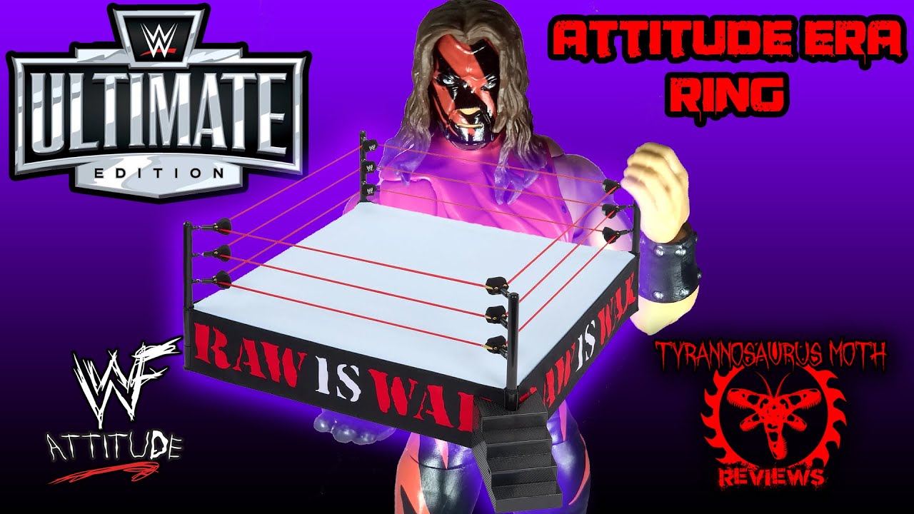 Unboxing and review! WWE Ultimate Edition Attitude Era Ring with Kane - YouTube