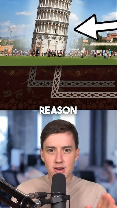 WHY THE LEANING TOWER OF PISA DOESN’T FALL OVER! #Shorts - YouTube