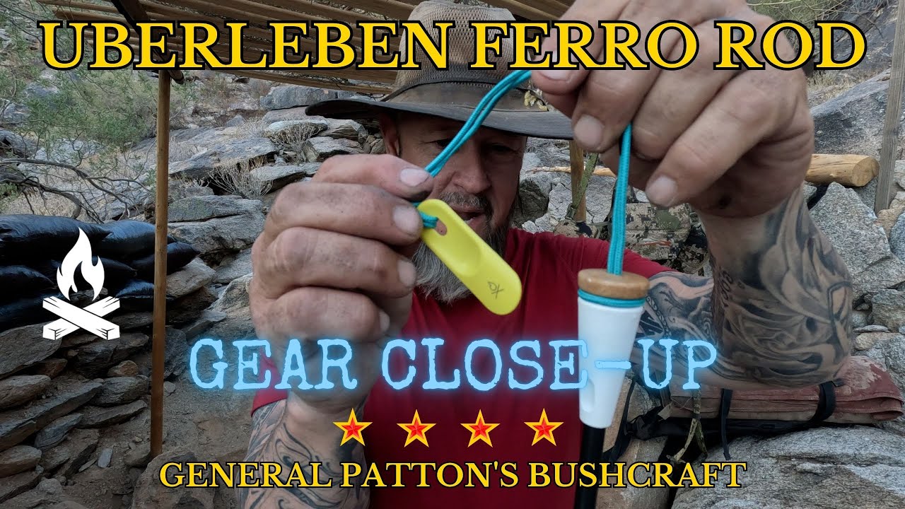 UBERLEBEN FERRO ROD - GEAR CLOSE UP - YouTube