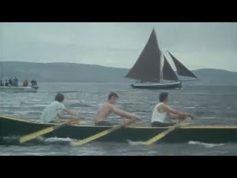 Currach Racing in Connemara, Co. Galway, Ireland 1987 - YouTube