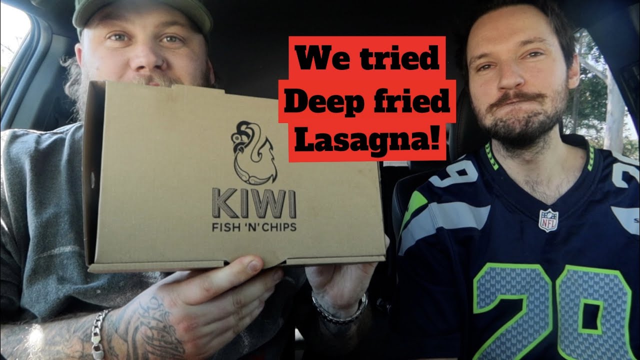 We tasted Deep fried Lasagna - Kiwi Fish 'n' Chips Helensvale (Gold ...