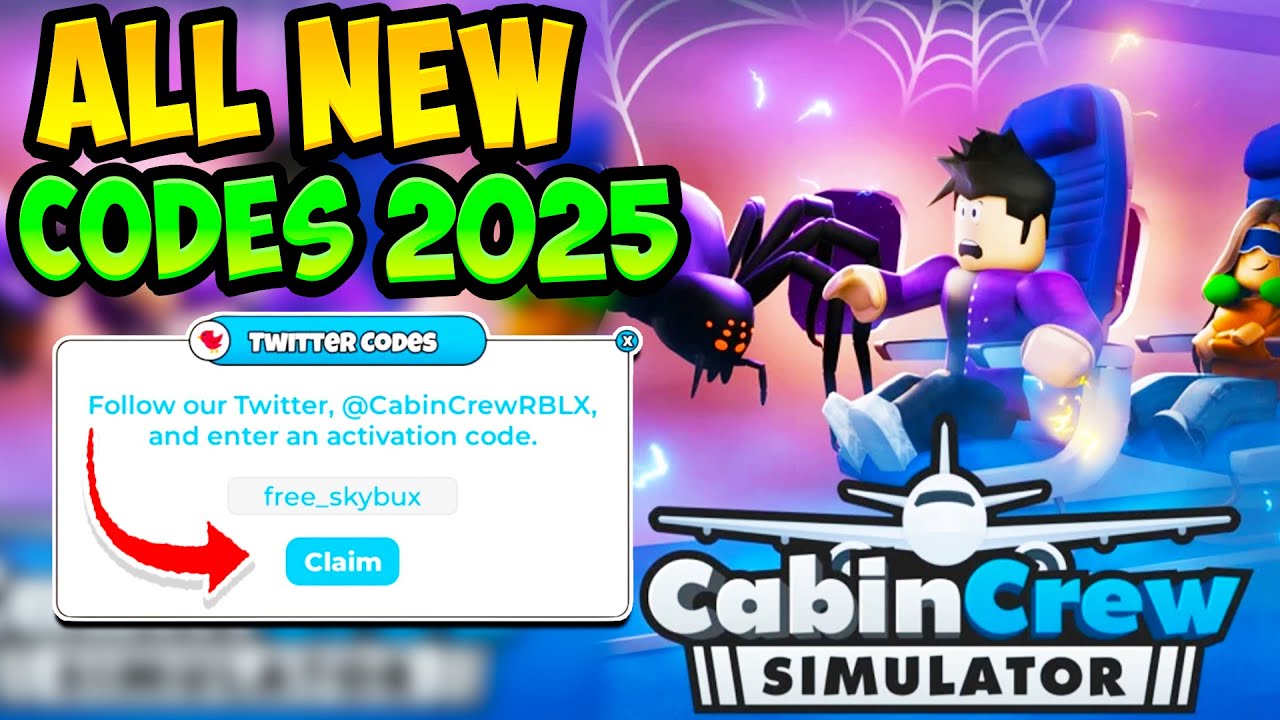ALL CABIN CREW SIMULATOR CODES ROBLOX - Working Cabin Crew Simulator ...